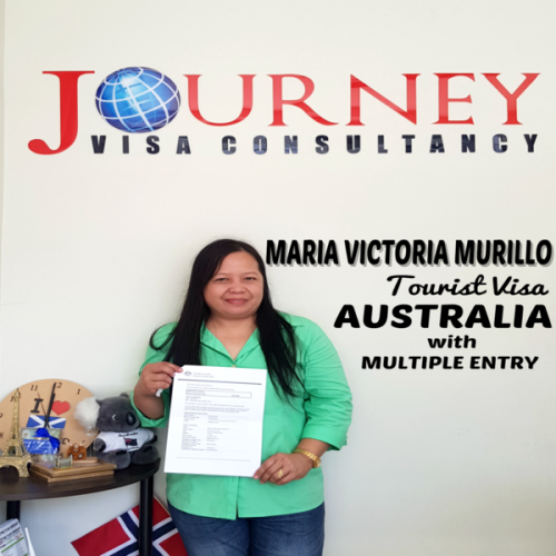 AUSTRALIA – Maria Victoria Murillo | Journey Visa Assistance